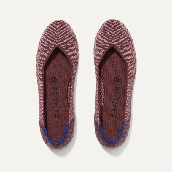 Rothy's | Shoes | Rothys Rare Desert Rose Metallic Zebra Print Round ...